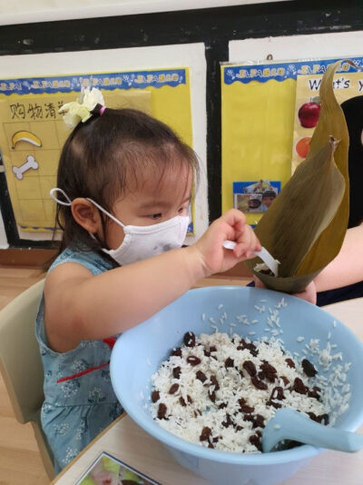 Dumpling fun for children at ELFA Preschool - ELFA Preschool Singapore